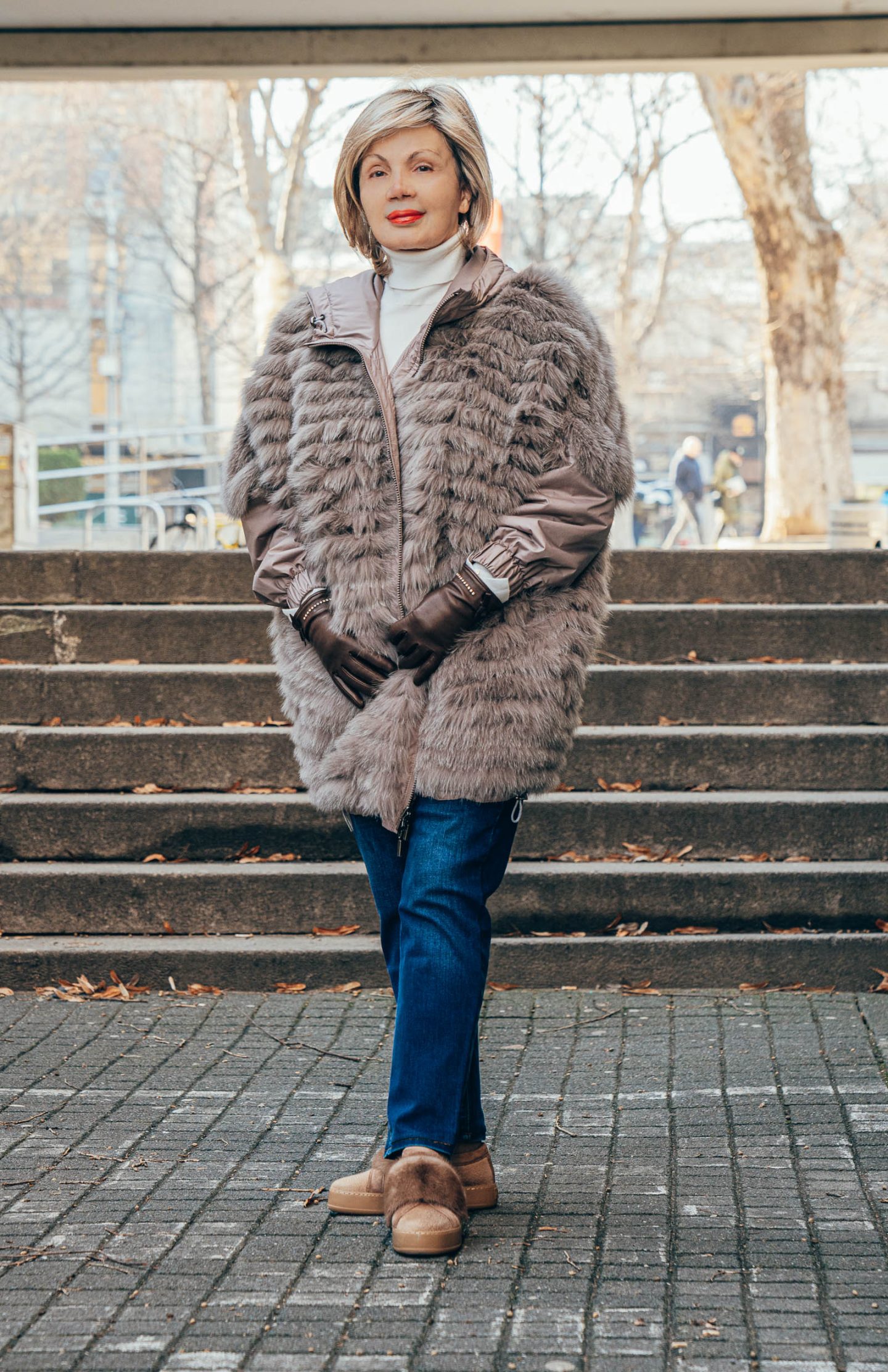 Fashion Diary of Mrs. Mom: GEMMI, Beauty of Fur Casual Elegance… - Mr.M ...